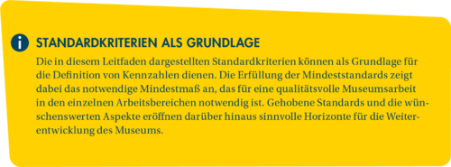 Leitfaden Standards Museumsmanagement – Deutscher Museumsbund e.V.